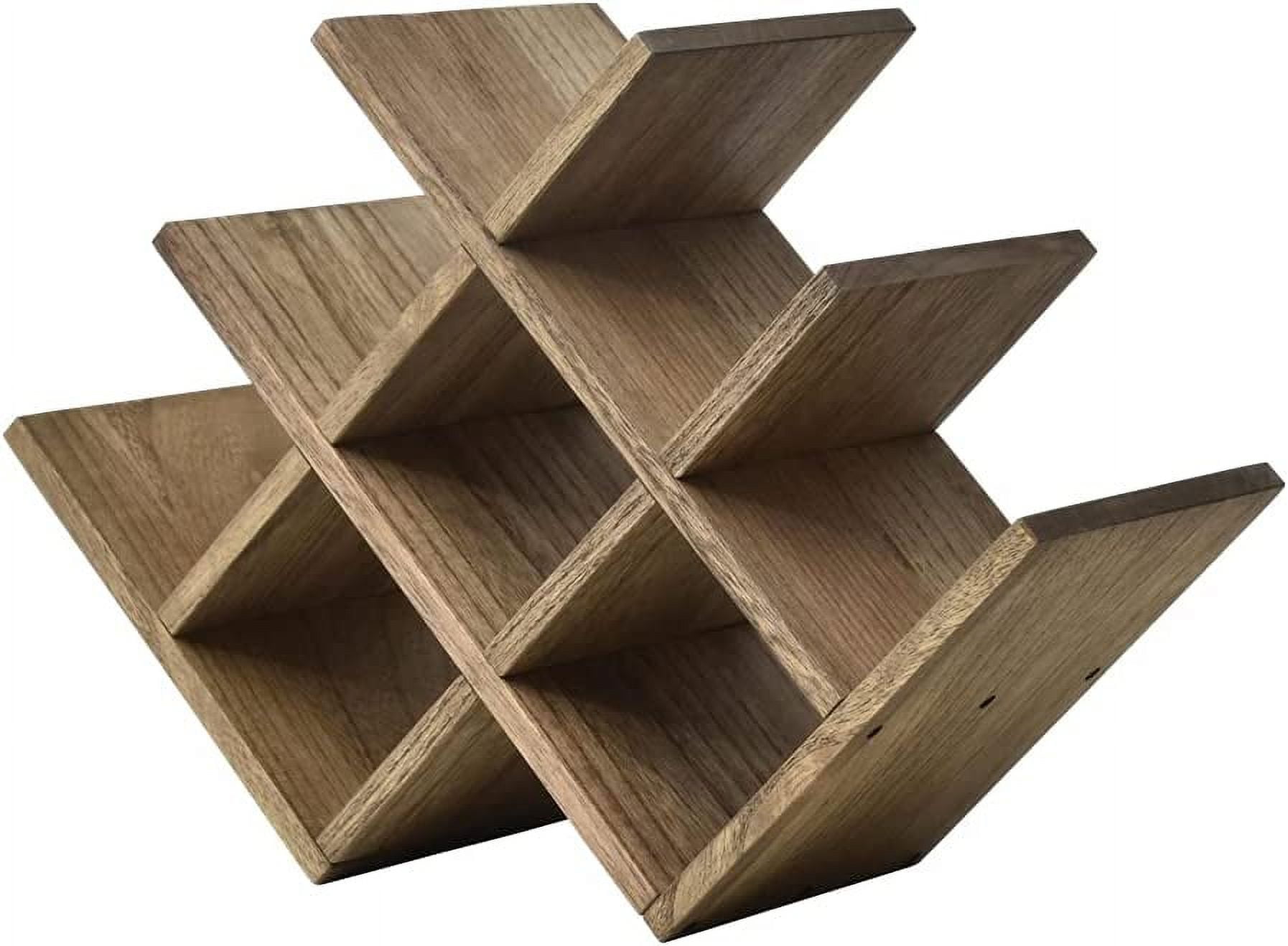8-Bottle Countertop Wine Rack - Wine Bottle Holder for Bar Table/Wine ...