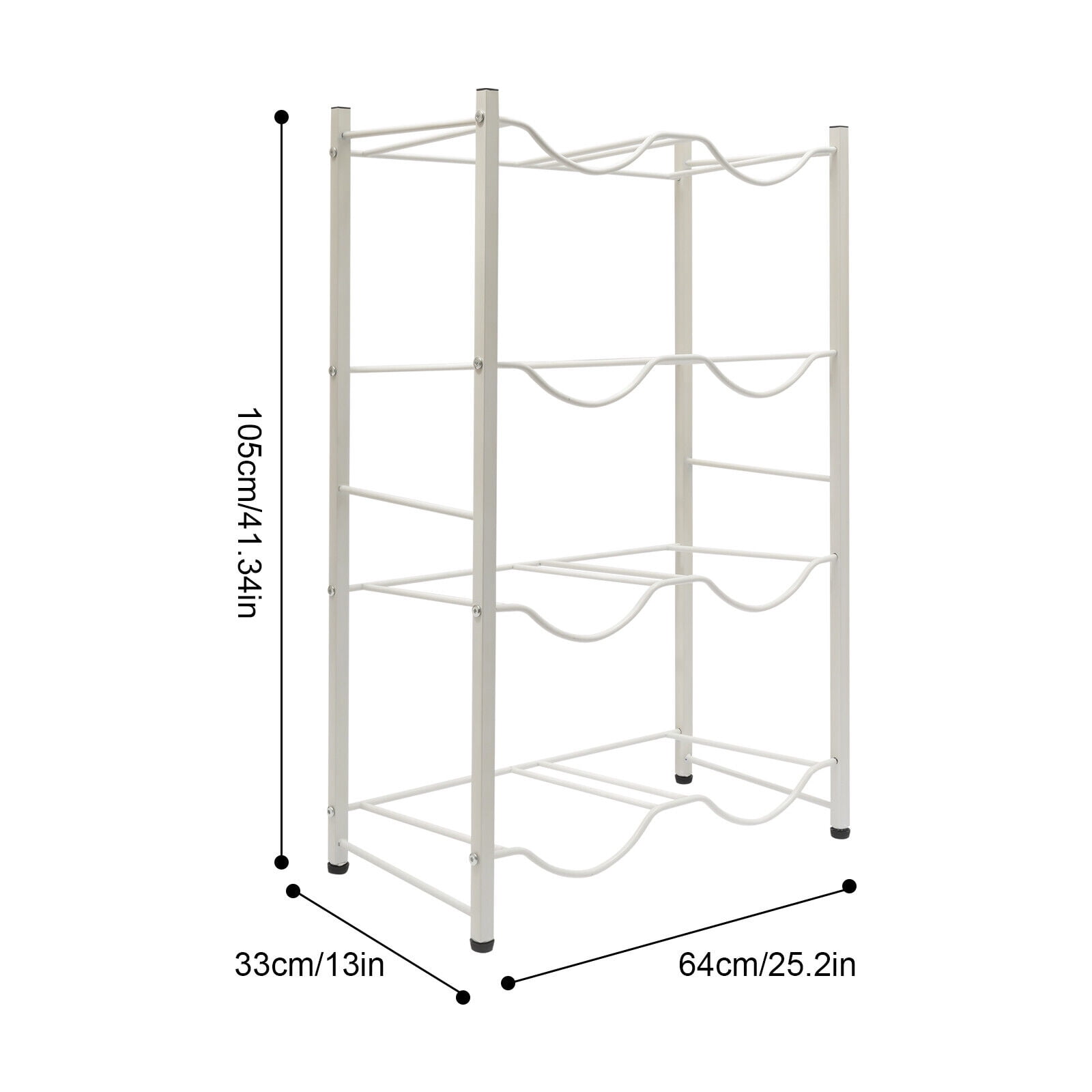 4 Tier Heavy Water Jug Holder Shelf 5Gallon Water Bottle Storage Rack ...