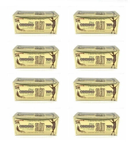 8 Boxes Diet Ginseng Slim Tea 18 Tea Bags Dieter Energy Drink Extra ...