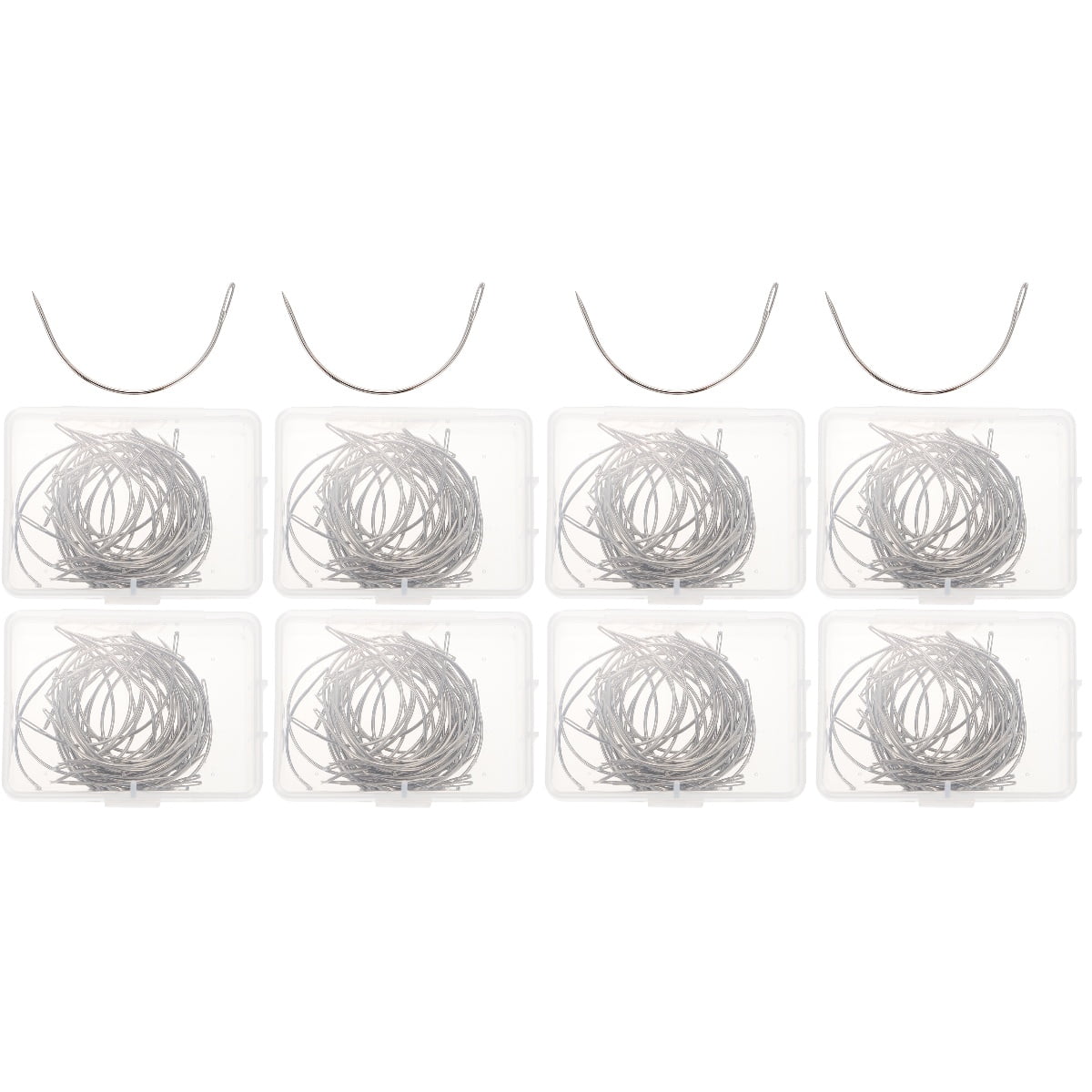 8 Boxes of Multi-function Curved Needles Convenient Sewing Needles ...