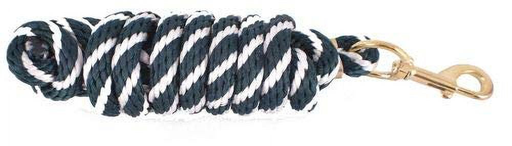8' Braided Derby Lead Rope (Hunter Green/White) - Walmart.com