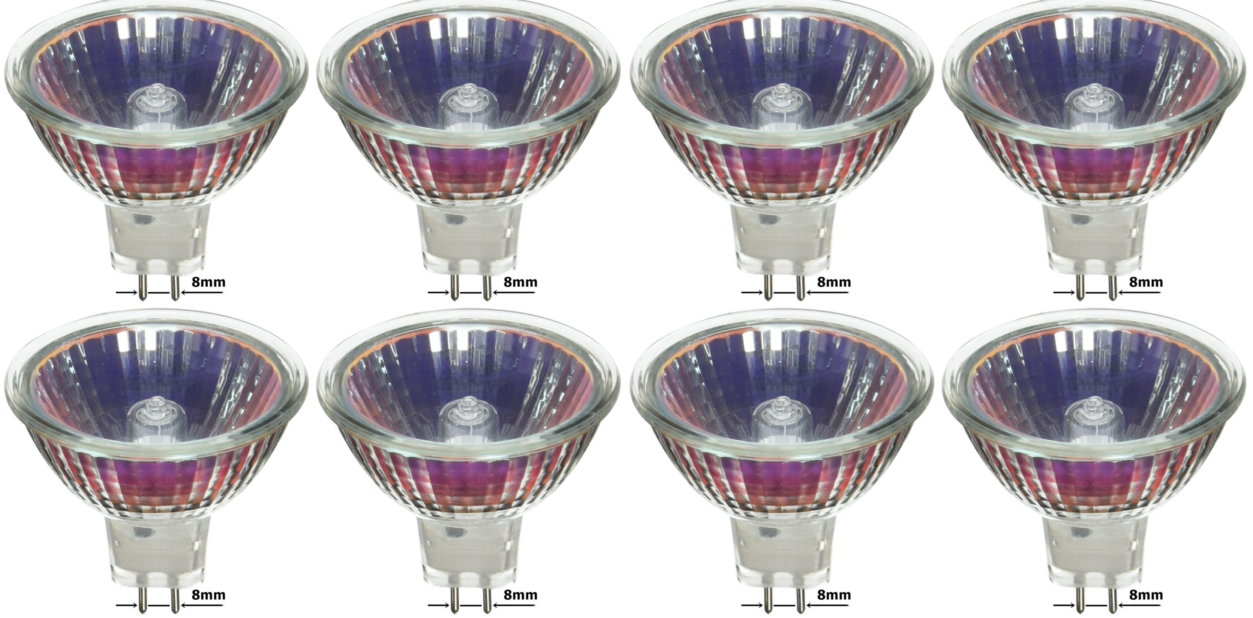 (8)-Bulbs G8 JCDR 120V 20W BI-PIN Clear 120Volts 20Watt GU8 20 Watts ...