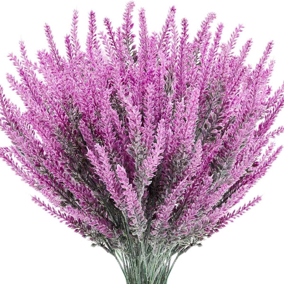 8 Bundles Artificial Lavender Flowers Artificial Flowers and Plants UV ...