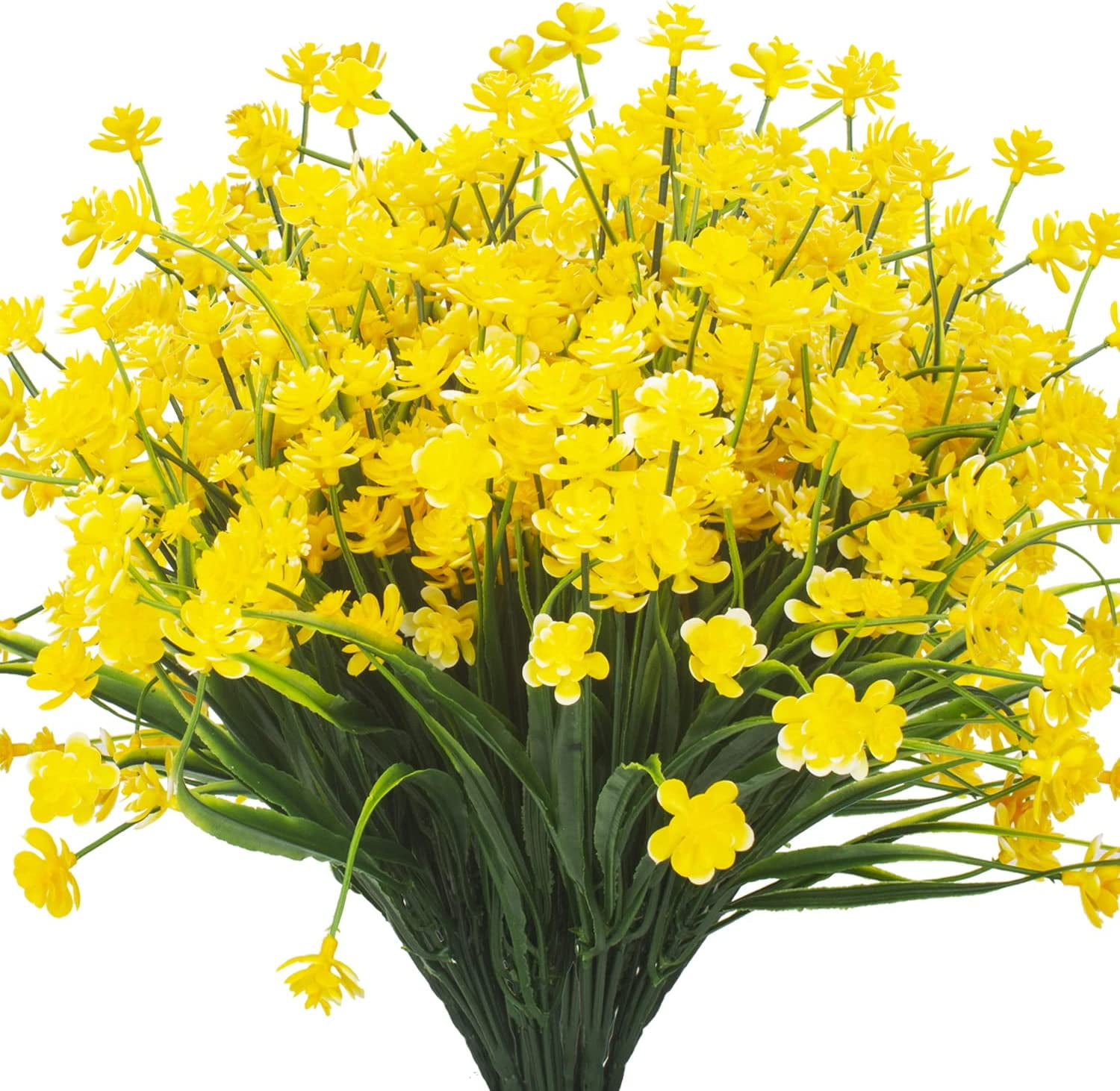 8 Bundles Artificial Outdoors Flowers (Yellow-Daffodil) - Walmart.com