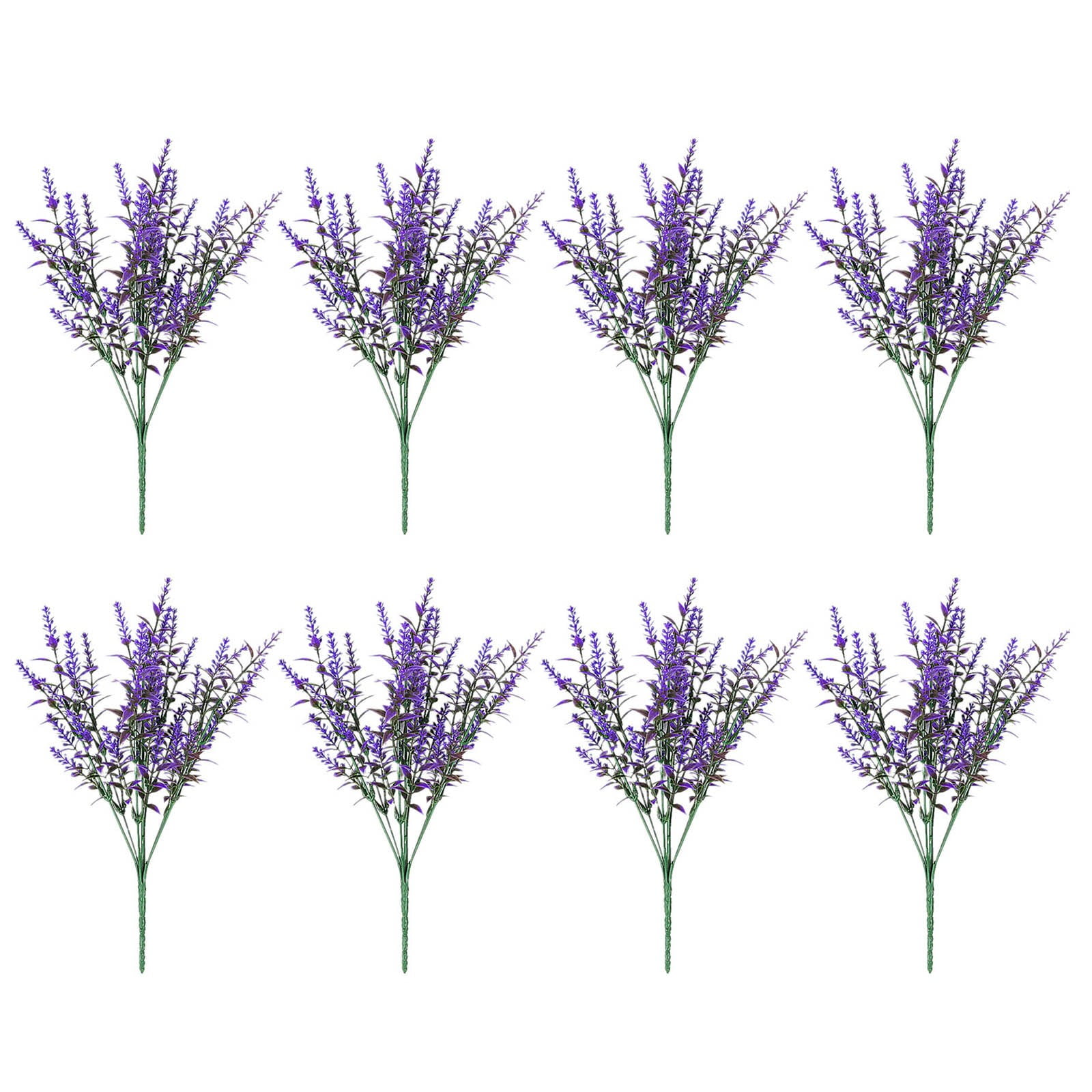8 Bundles Flowers Outdoor Flowers No Fade Garden Porch Window ...