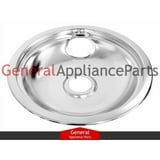 8" Burner Chrome Drip Pan Bowl Fits Peerless Premier 7770 - Walmart.com