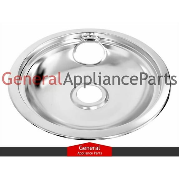 8" Burner Chrome Drip Pan Bowl Fits Peerless Premier 7770 - Walmart.com