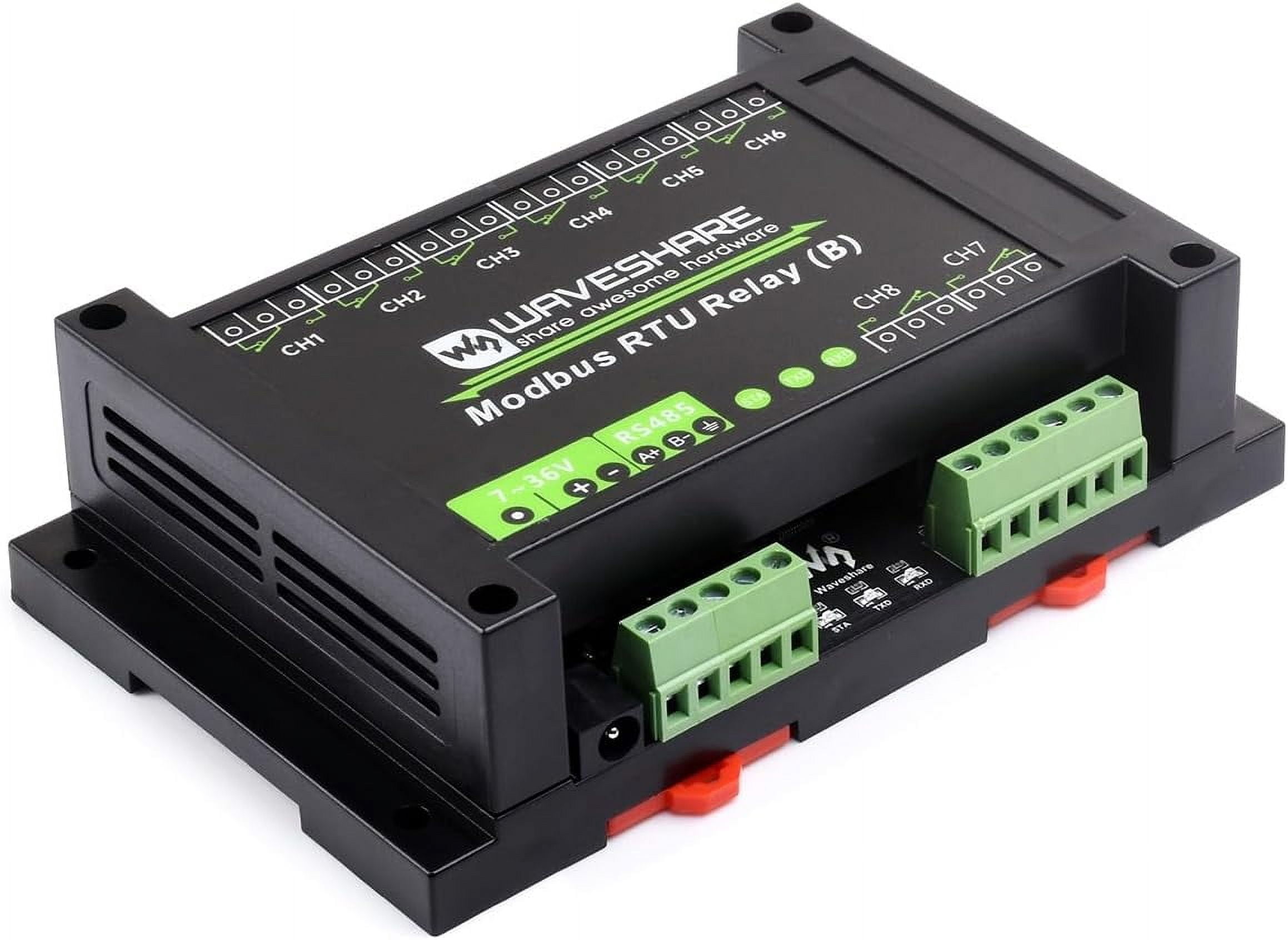 8-CH Modbus RTU Relay Module with RS485 Interface, Modbus RTU Protocol ...