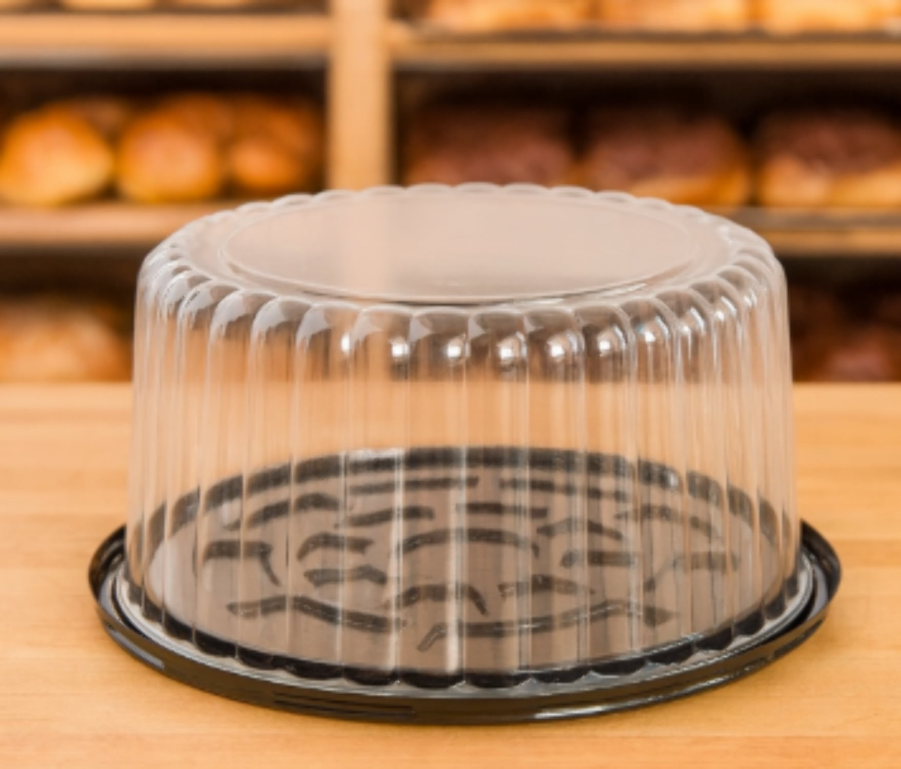 8" - Cake Dome container with Clear Dome Lid - 5.25" Tall - 6ct or 12ct ...