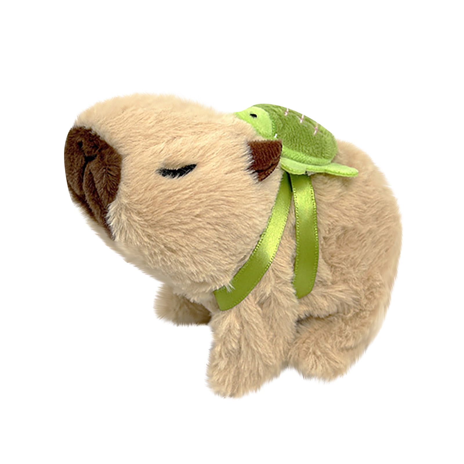 8" Capybara with Turtle Backpack Hugging Plush Kawaii Toy, Capybara ...