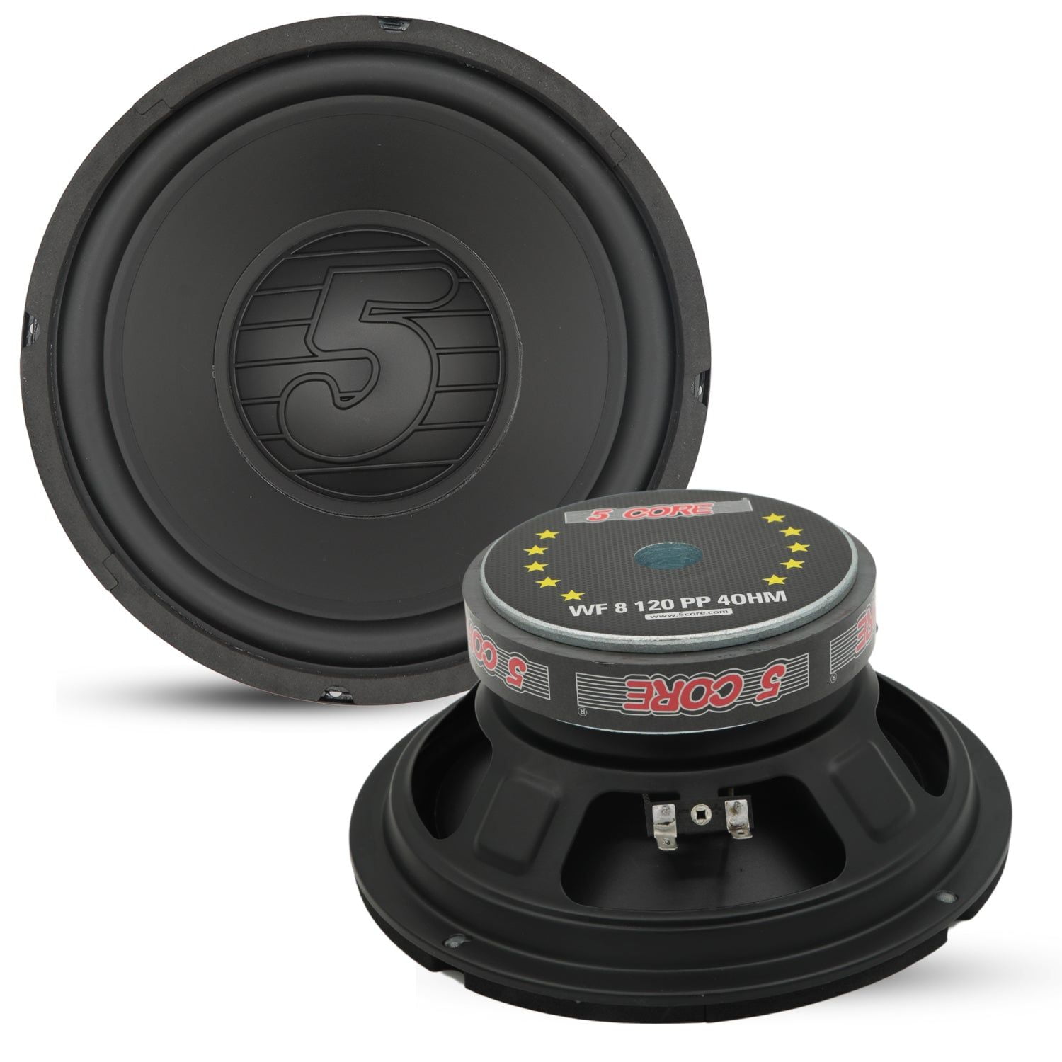 8" Car Subwoofer | 200W Peak | 4 Ohm | 100W RMS | 30oz Magnet | Vented ...