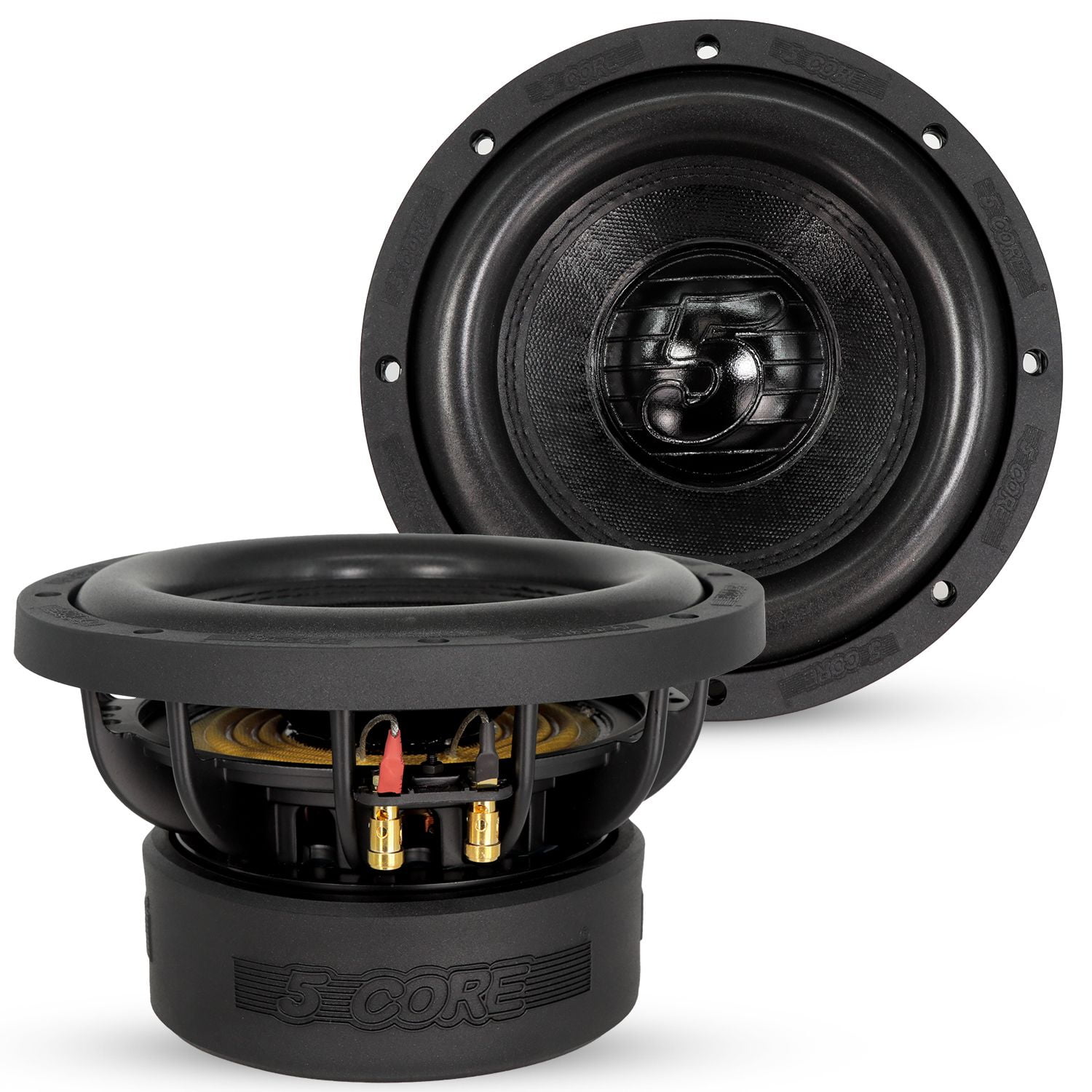 8" Car Subwoofer Dual 4 Ohm 1000W – Aluminum Frame, Dual Magnet, Wide Frequency Bass for Car ...