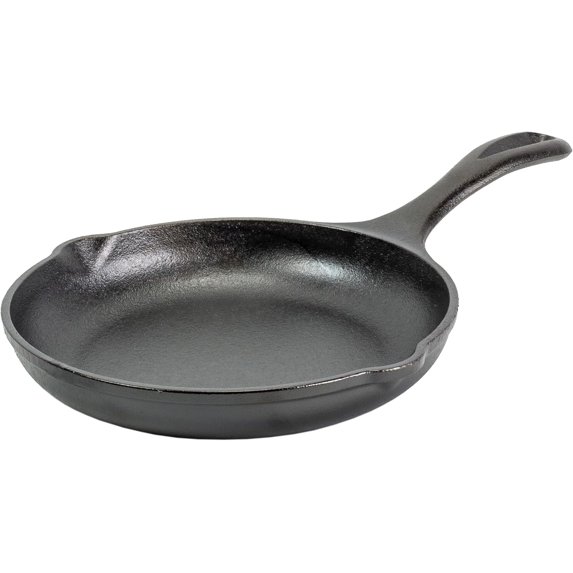 8" Cast Iron Skillet - Chef Collection - Perfect Sear - Ergonomic ...