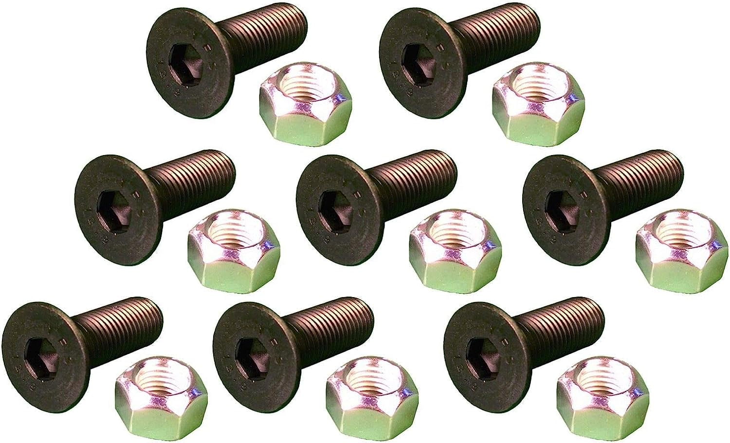 8 - Cat/Bobcat Style Cutting Edge Bolts - 159-2953 - 5/8" x 2.5 ...