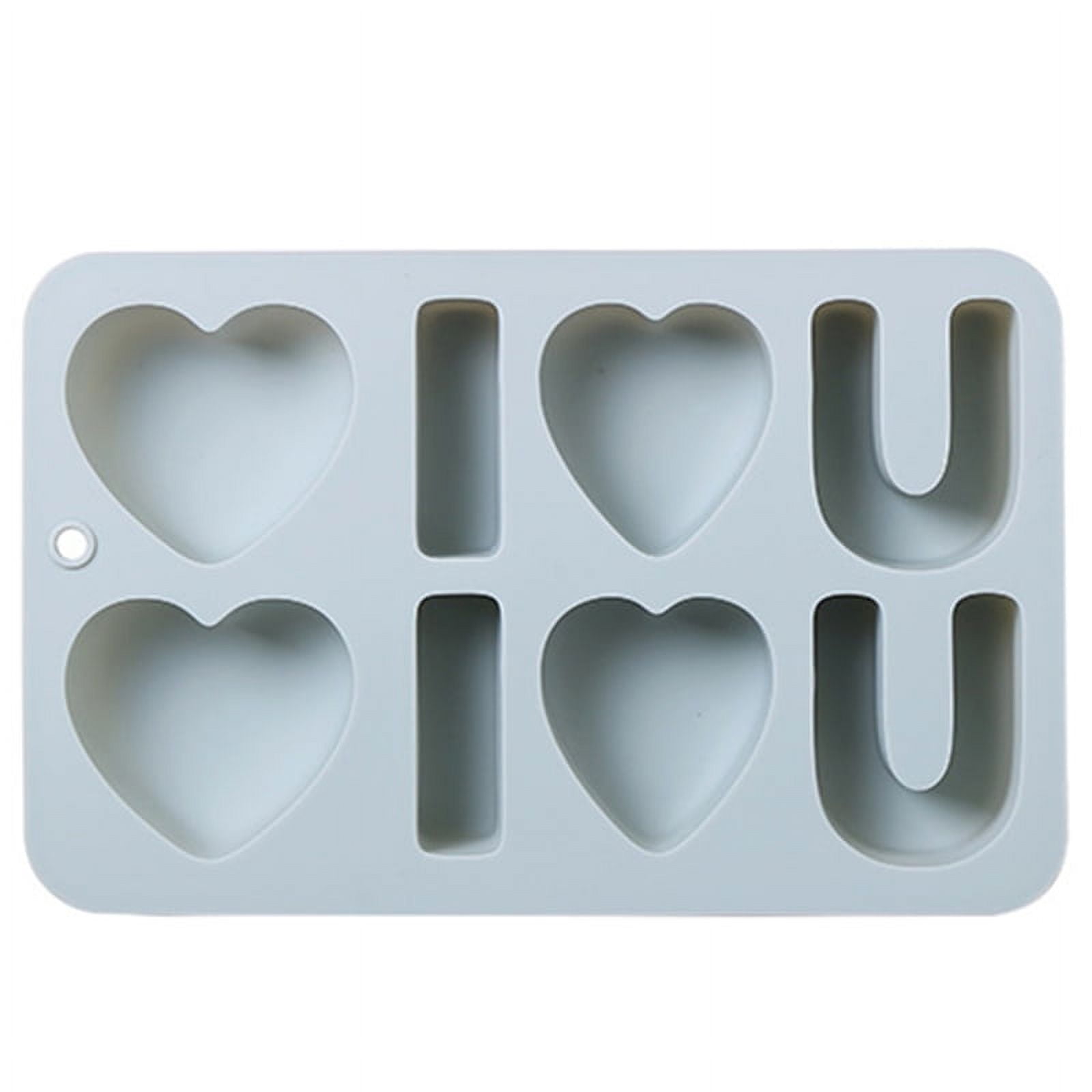 8 Cavities Fondant Moulds Chocolate Molds Jelly Mousse Molds Valentine ...