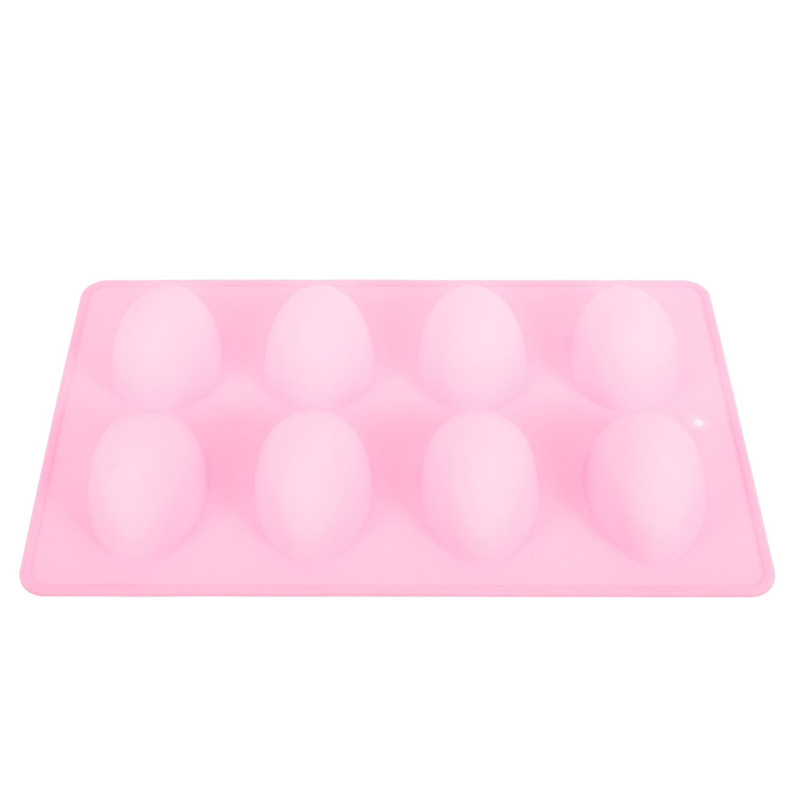 8 Cavities Oval Egg Shape Silicone Mold DIY Easter Eggs Cake Fondant ...