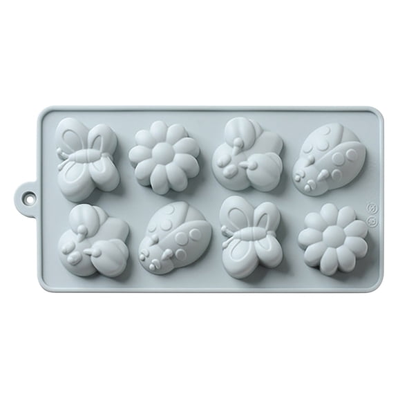 2Pcs Christmas Tree Silicone Mold Flexible Nonstick For Chocolate Candy ...