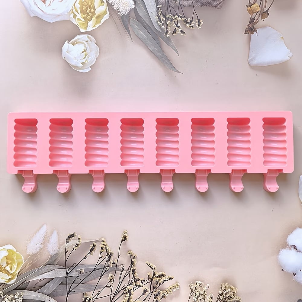 8-Cavity Haws Shaped Silicone Ice Cream Mold - Perfect for DIY ...