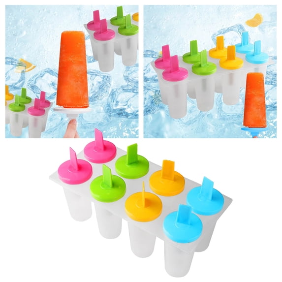 8 Cavity Ice Tray for Homemade with Sticks Ideal Kitchen Accessory and ...