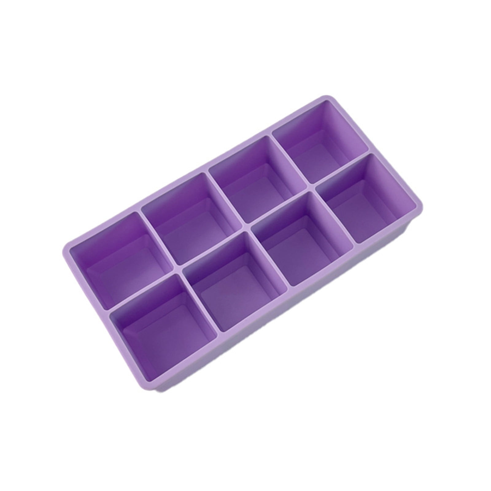 8-Cell Silicone Tray with Lid - Flexible, Non-Stick, Freezer Safe, Bpa ...