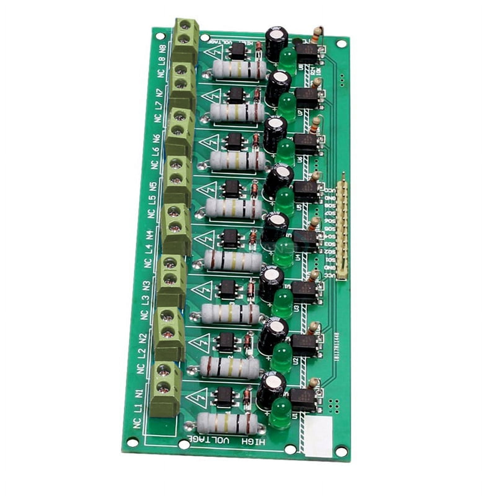 8 Channel 220V AC Optocoupler Module MCU TTL PLC Processors Module ...