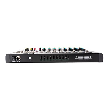 Pyle 4 Channel Bluetooth Sound Board Mixer System for DJ Studio Audio ...
