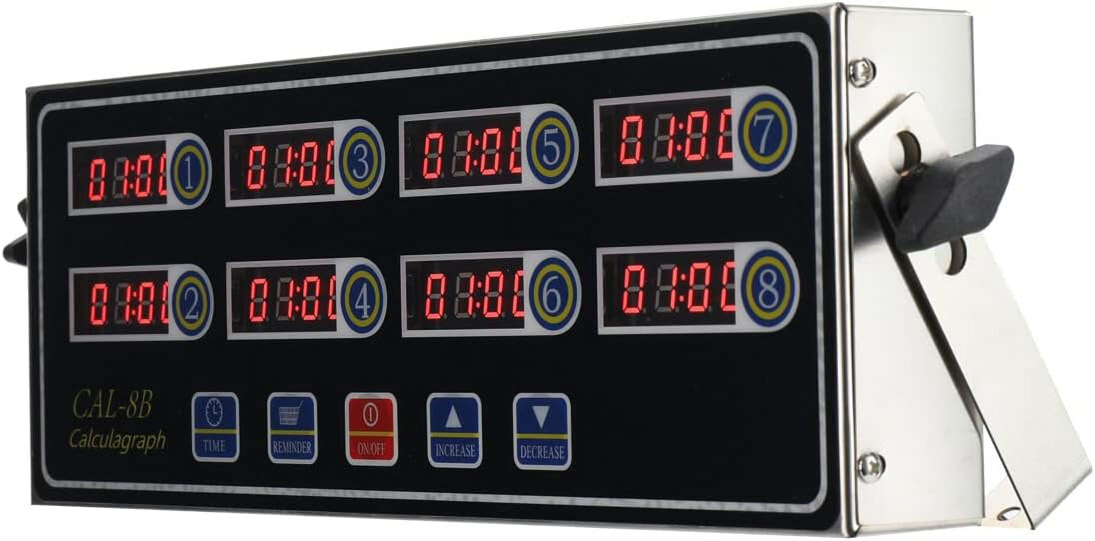 8 Channel Digital Kitchen Timer Commercial Kitchen Timers for Cooking ...
