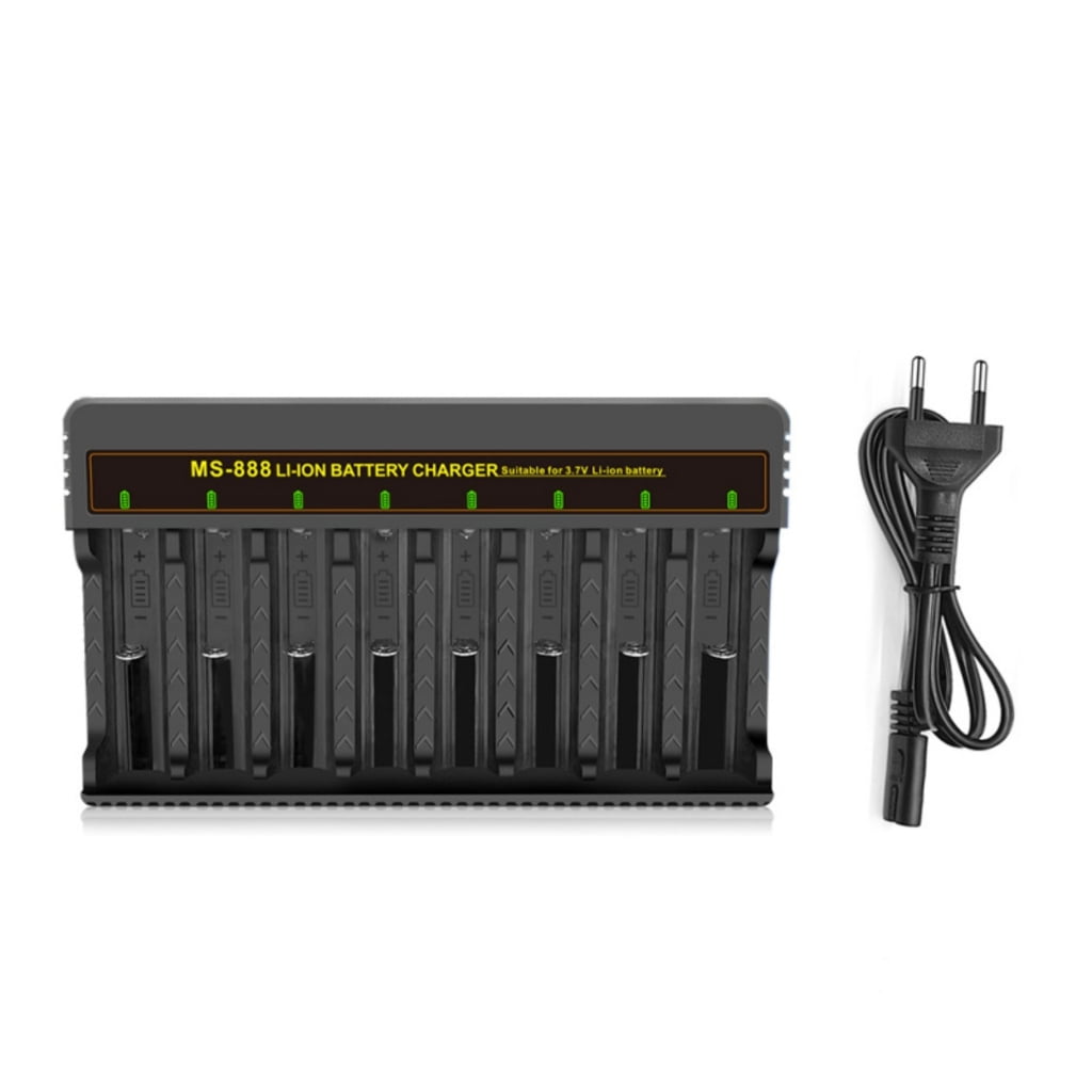 8-Channel Intelligent Charger for 18650 21700 14500 with Overcharge ...