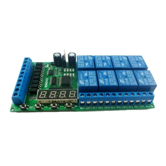 8-Channel Multifunction Time Delay Relays Board Module With Light ...