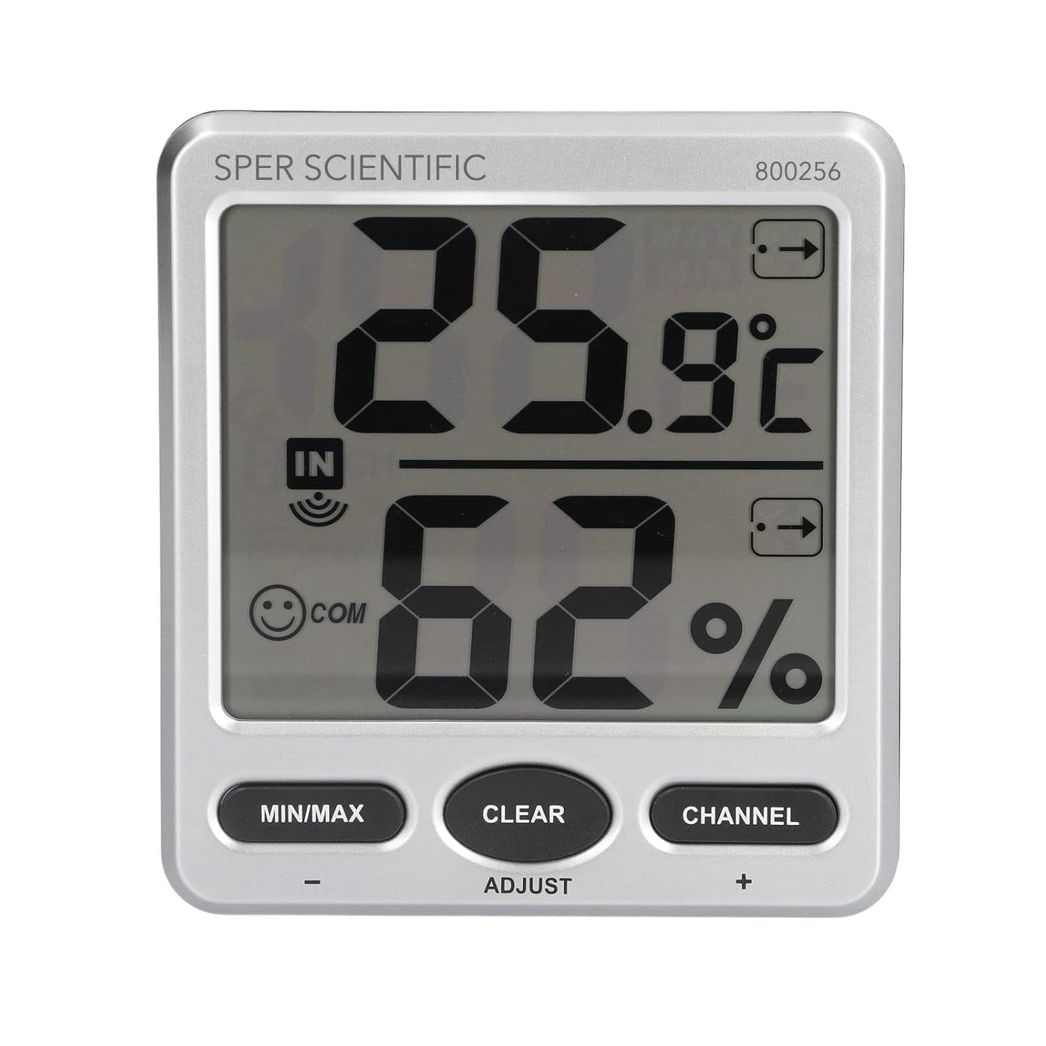 8-Channel Wireless Indoor/Outdoor Humidity and Temperature Monitor Set ...