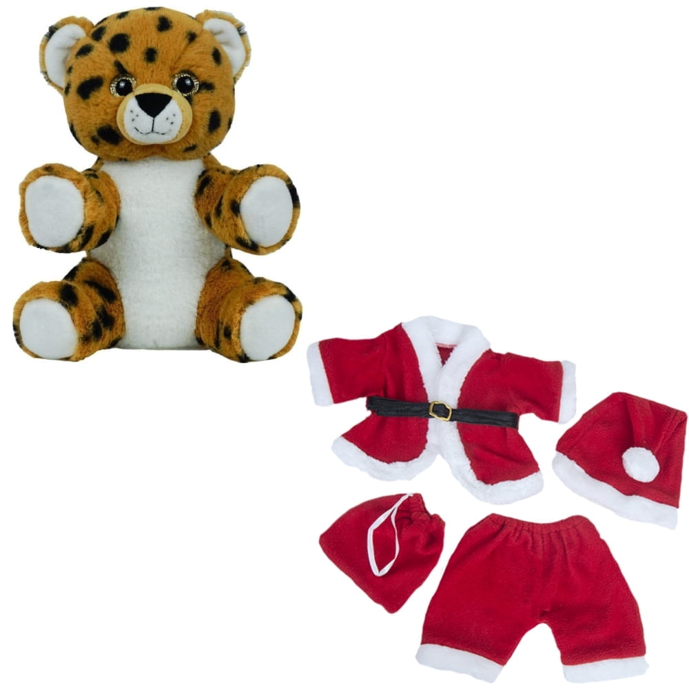 8″ Cheetah (Eco) with Santa Claus Outfit - Adorable Stuffed Animal for ...