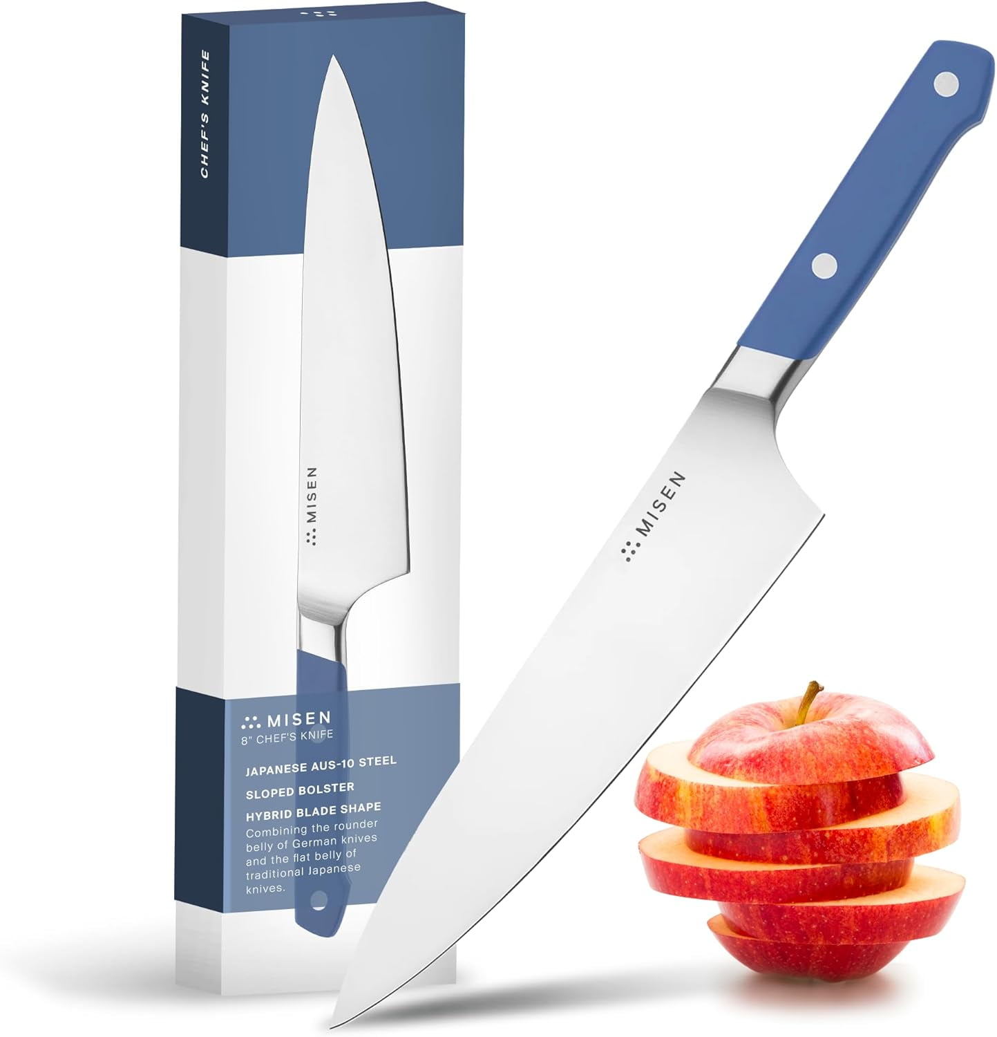8" Chef Knife – High Carbon Japanese AUS-10 Stainless Steel – Hybrid ...