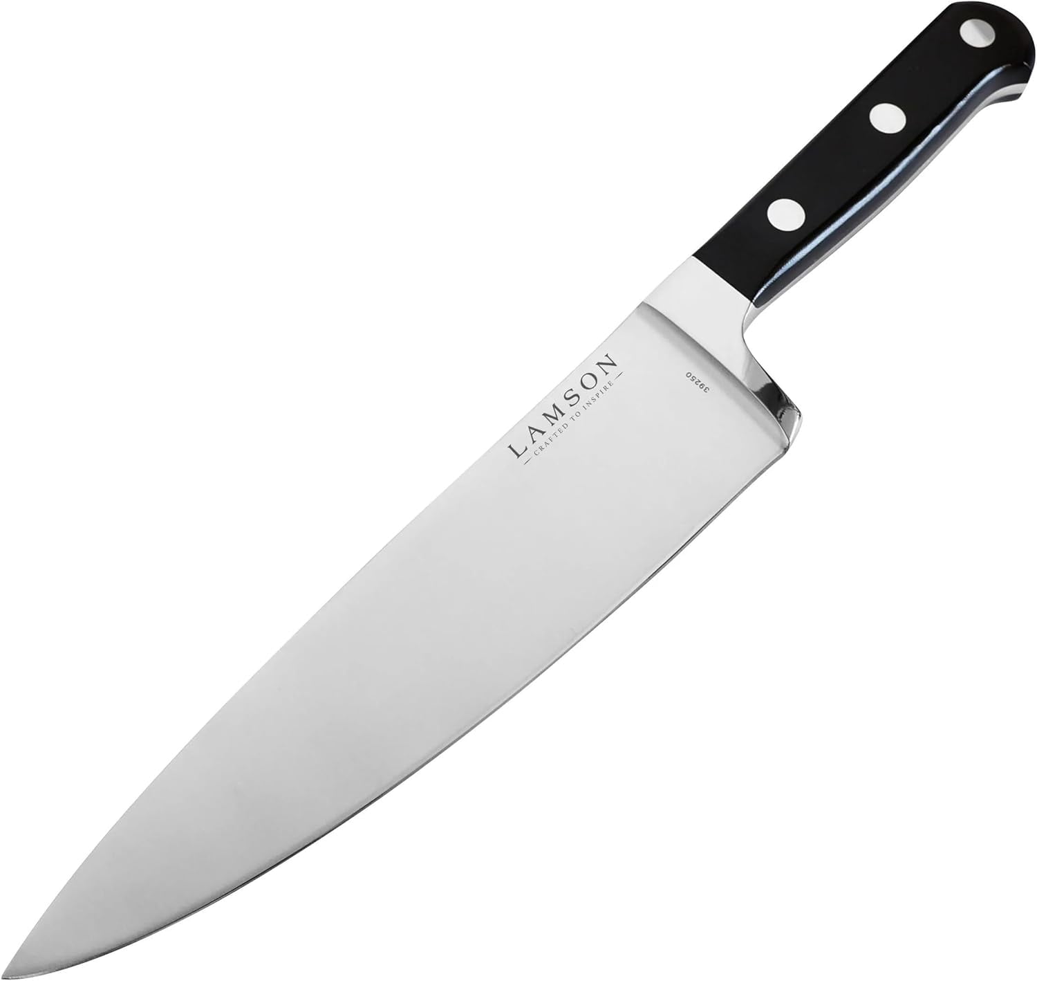 8" Chef's Knife, Hi-Carbon Stainless Steel Blade, Triple Riveted for ...
