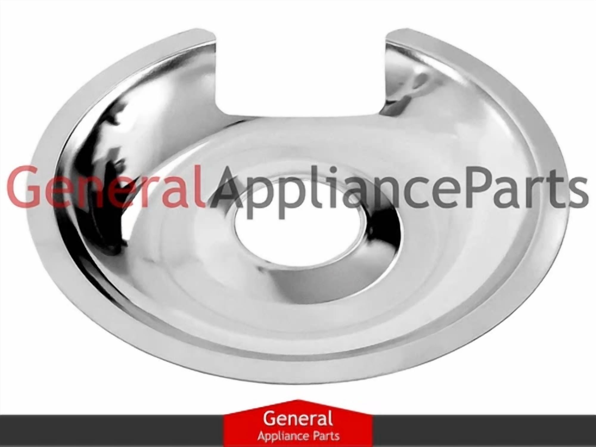 8" Chrome Burner Drip Pan Bowl Fits Whirlpool # Y700441 715029 700441 7 ...