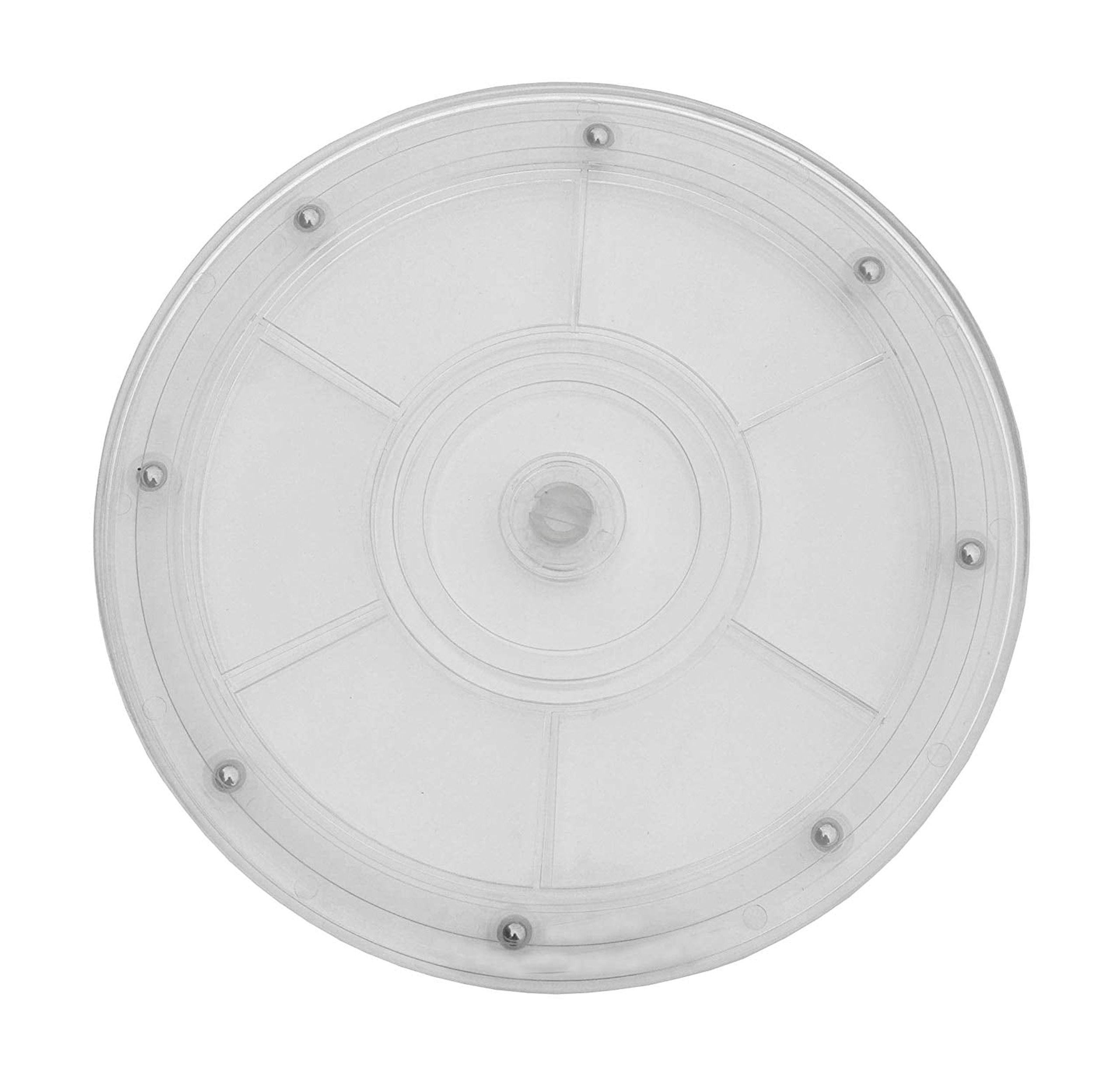 ® 8" Clear Plastic Spinner Lazy Susan Turntable Organizer For Spice ...