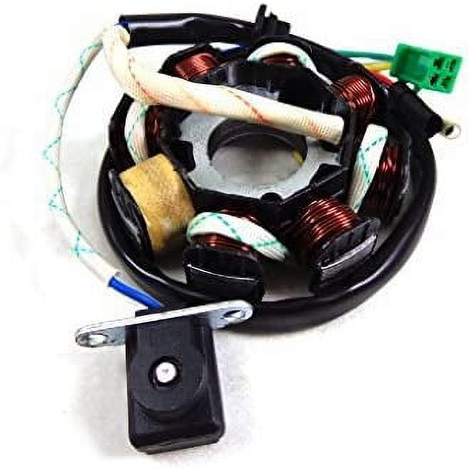 8 Coil Pole Magneto Stator for GY6 125cc 150cc Scooter ATV Go Kart ...