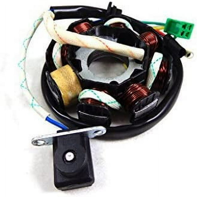 8 Coil Pole Magneto Stator for GY6 125cc 150cc Scooter ATV Go Kart ...