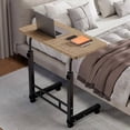 8-Color Selectable Mobile Height-Adjustable Computer Desk, Height ...
