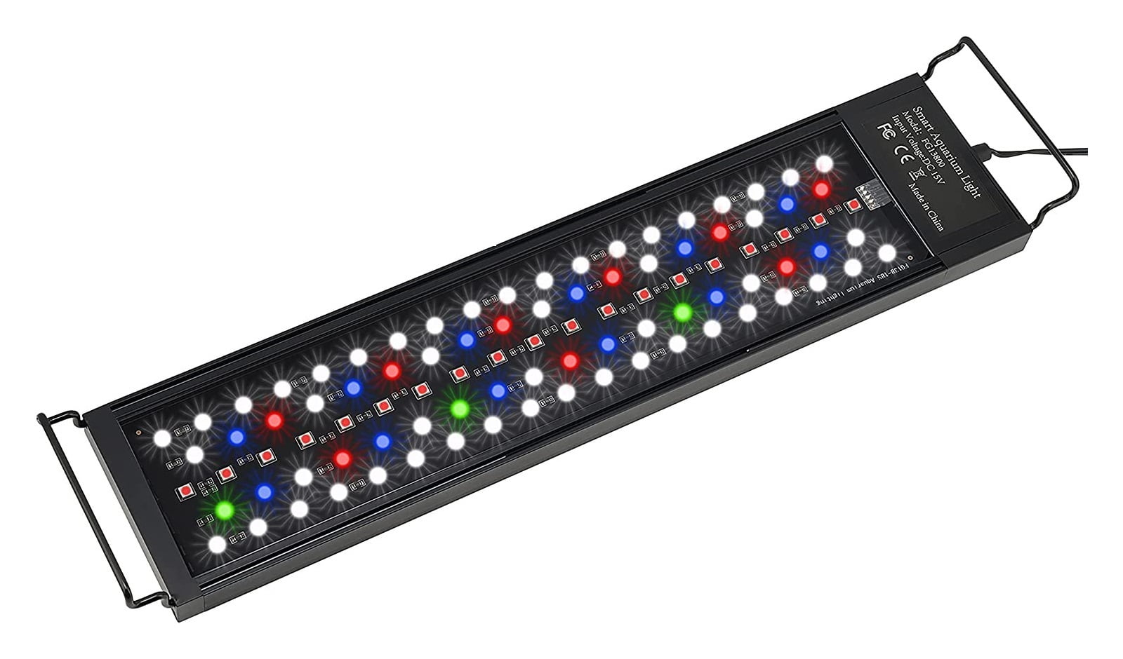8 Colors Auto On Off Aquarium Light Full Spectrum Fish Tank Light For ...