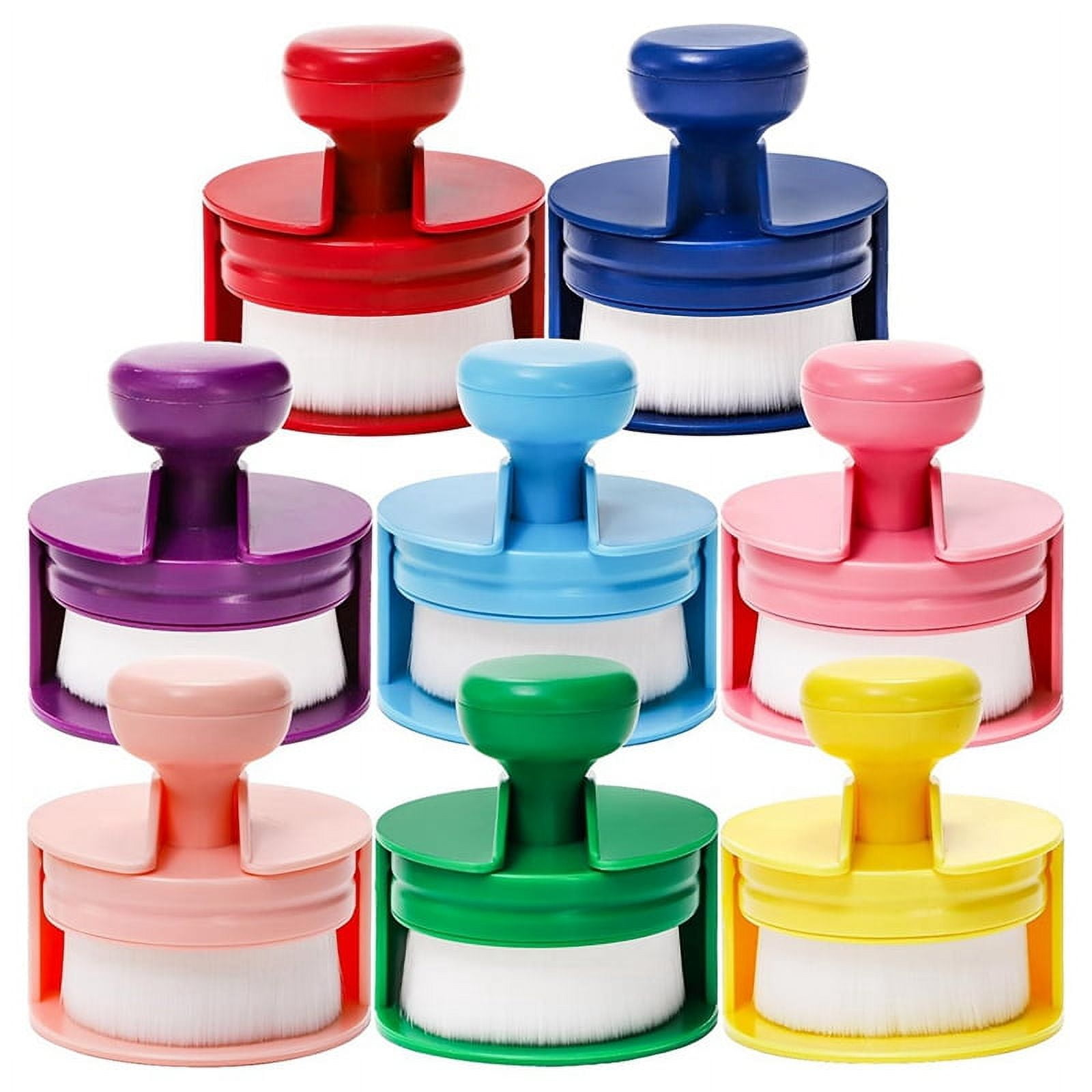 8 Colors Flat Top-Ink Blending Brushes, Craft Ink Blender Brushes Set ...