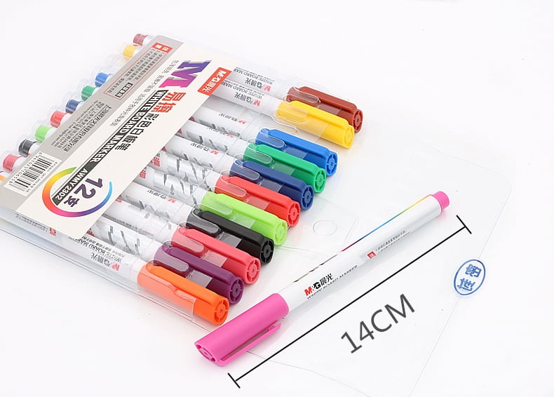 8 Colors Low-Odor Dry Erase Markers, Whiteboard Erasable Marker Pens ...