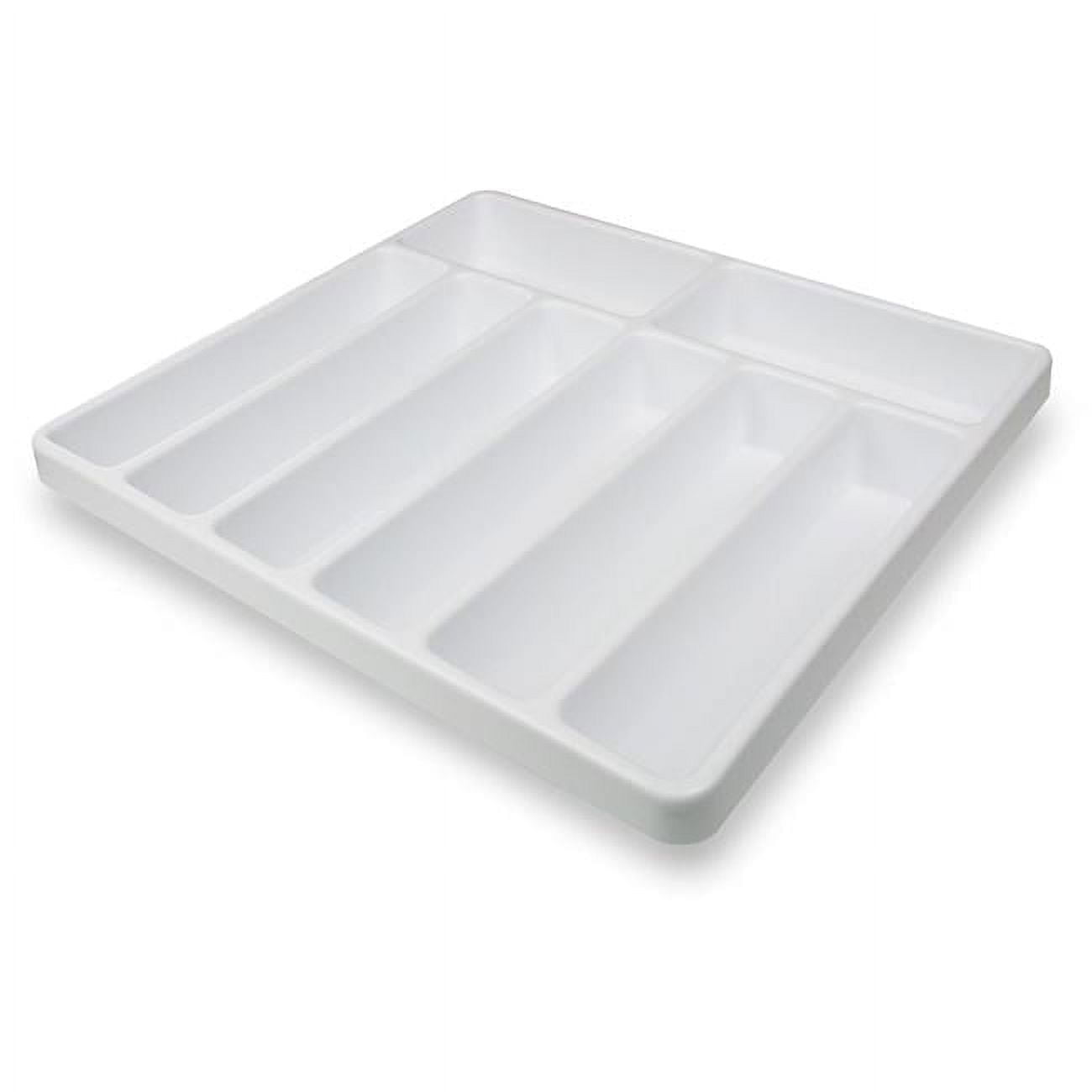 8 Compartment Drawer Organizer, White - Large - Walmart.com