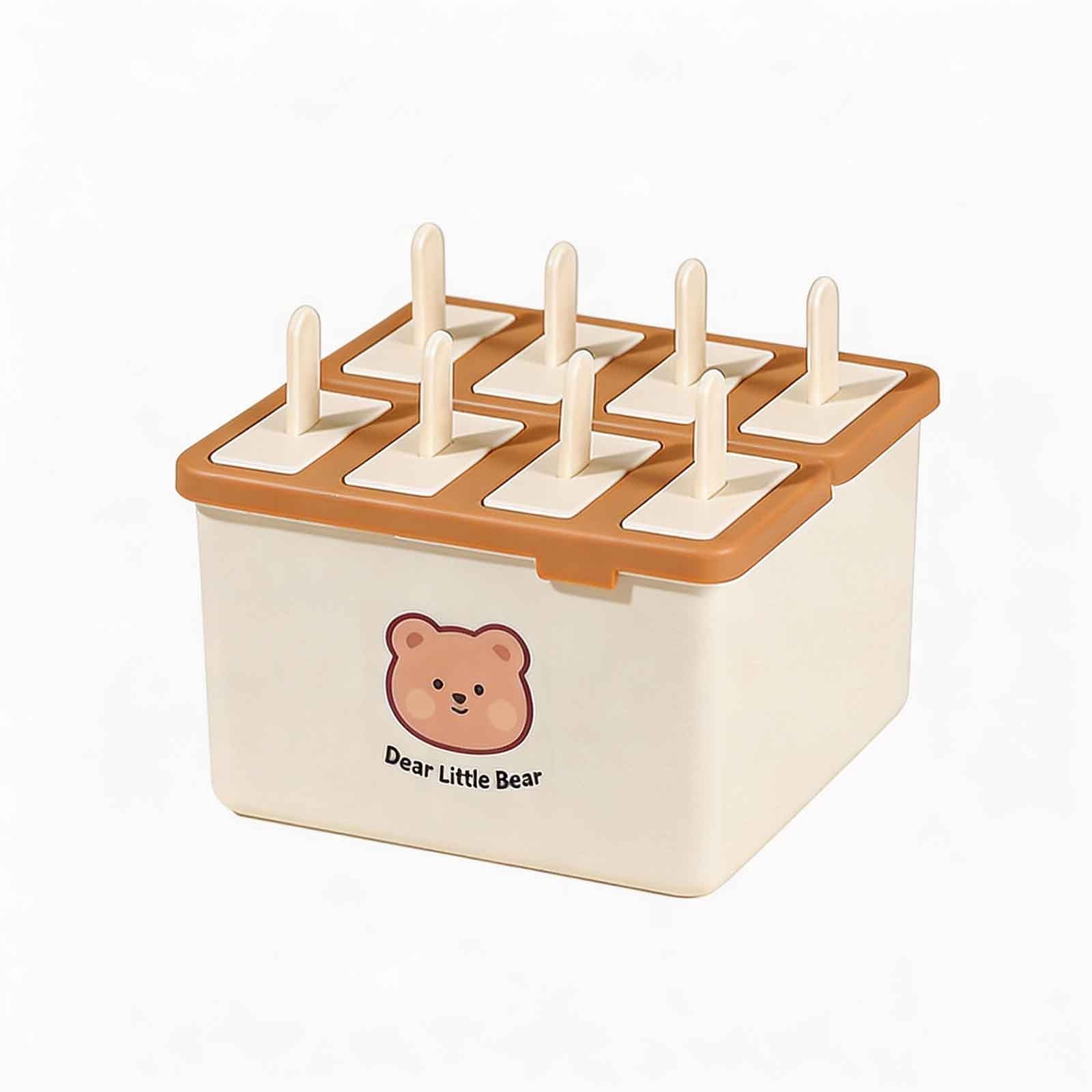 8-Compartment Popsicle Molds, Silicone Popsicle Molds, Homemade Food ...
