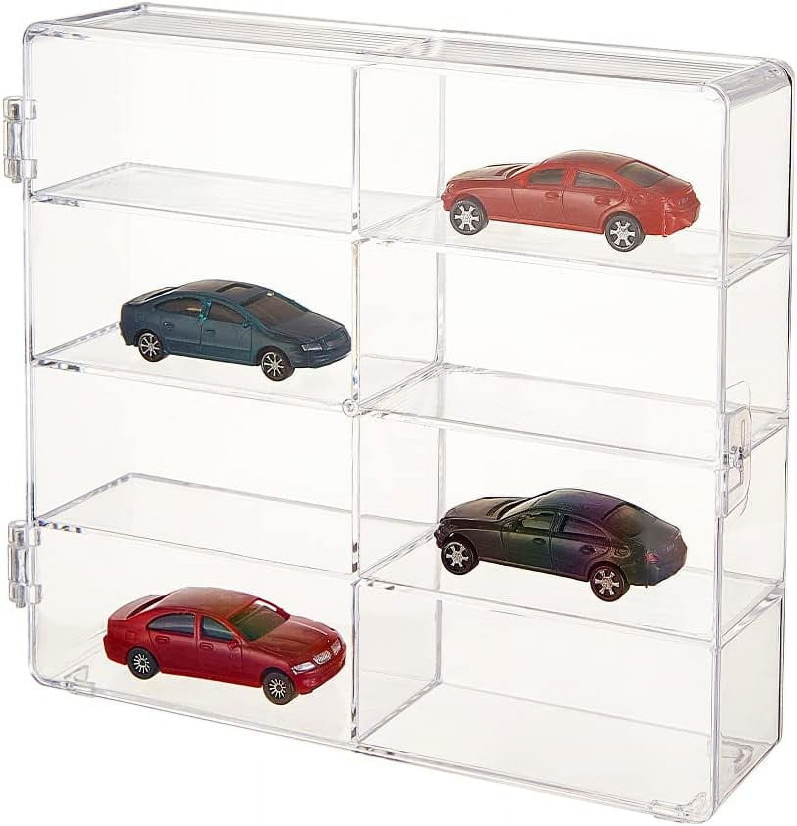 8 Compartments Acrylic Car Display Case Cabinet Display Box Acrylic ...