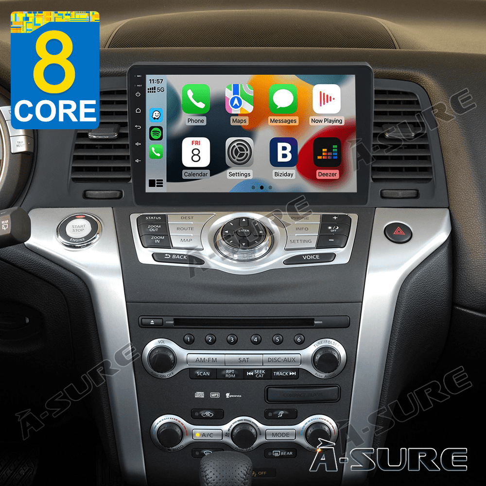 8-Core 4+64GB Android 13 Car Radio Stereo for Nissan Murano 2009-2014 ...