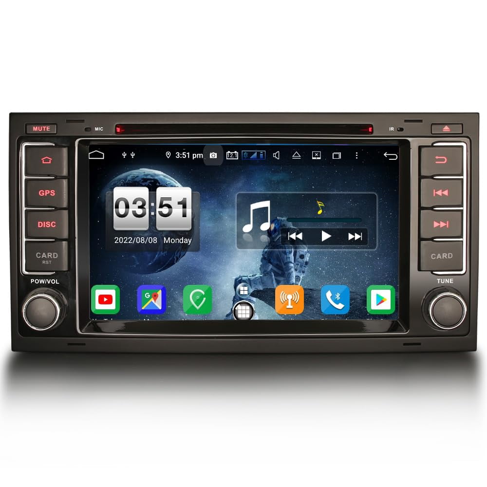 8-Core Android 13 [4GB+64GB] 7 inch Car Stereo Head Unit for VW Touareg ...