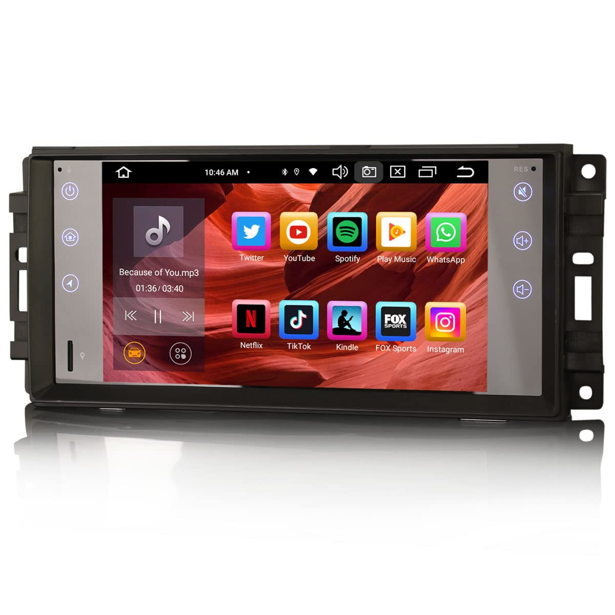 8-Core Android 13 Car Stereo Head Unit Radio for Jeep Compass Patriot ...