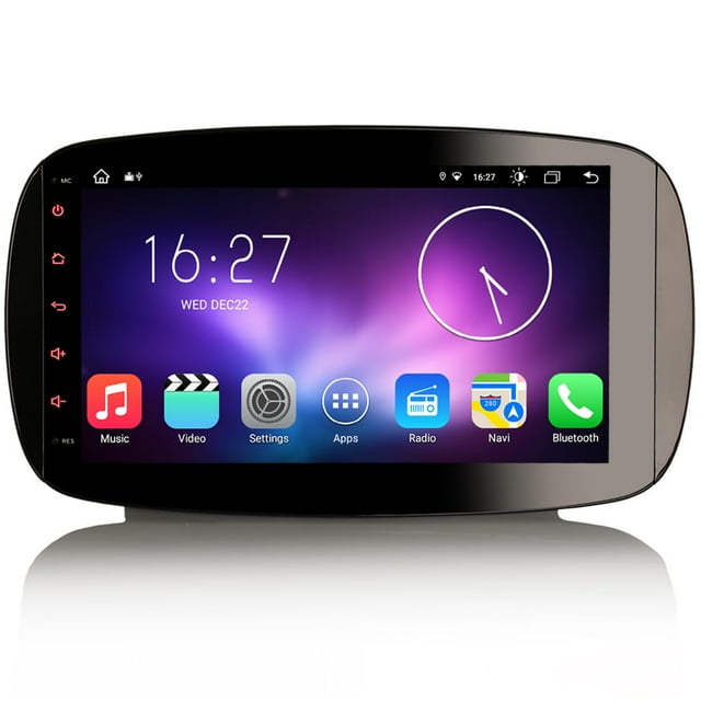 8 Core Android 13 Car Stereo Sat Nav for Mercedes Benz Smart with ...