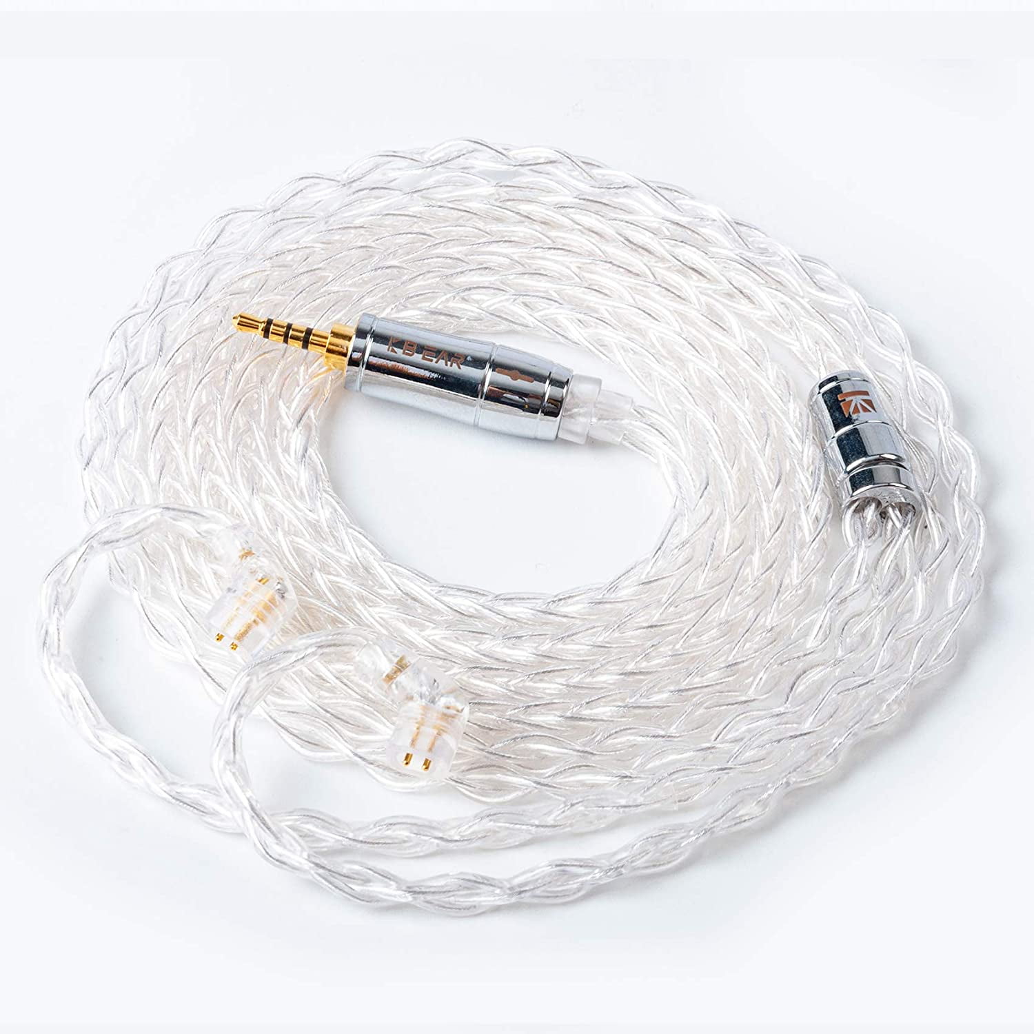 8 Core QDC Earphone Cable-KBEAR [Limpid Pro] Upgrade Cable, 4N Pure ...