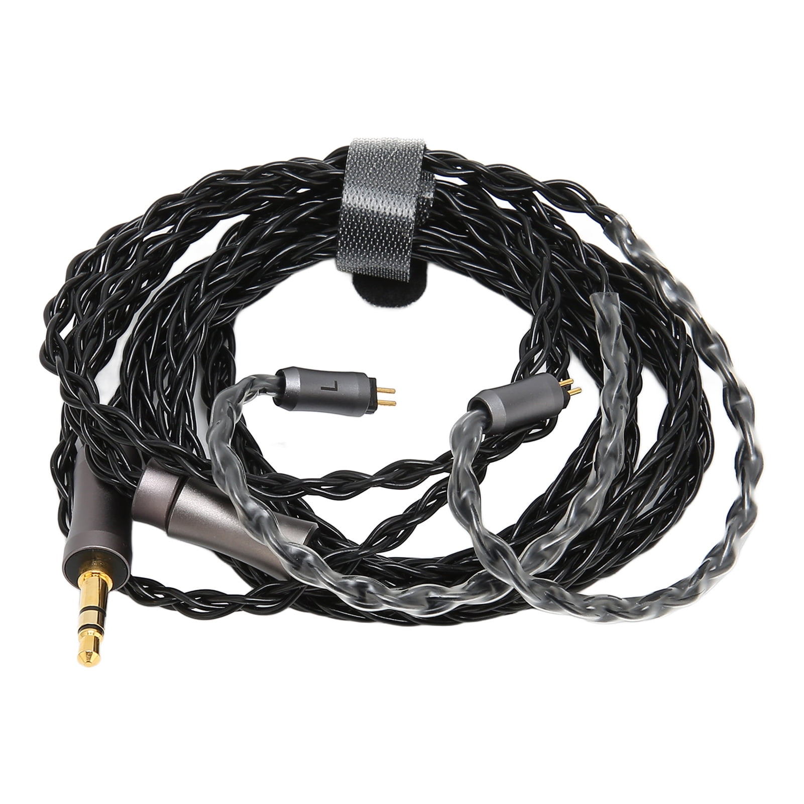 8-Core Silver-Plated 3.5mm Headphone Cable, 3.9FT 2-Pin Connector for ...